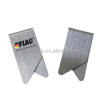 Promotional Custom Printed Wing Shape Flat Metal Stainless Steel Paper ...