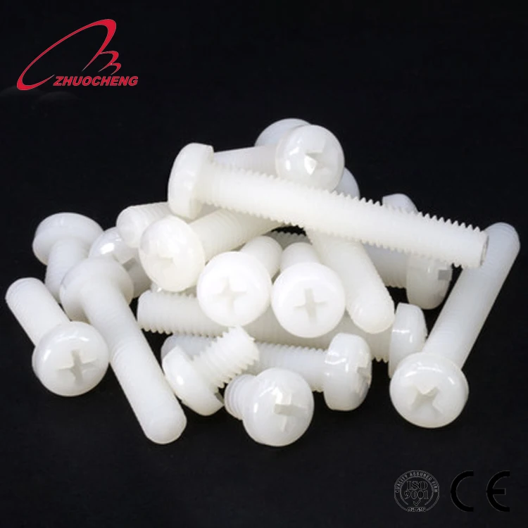 M3 M4 M10 Nylon Plastic Material PA66 White Black Partial Full Thread ...