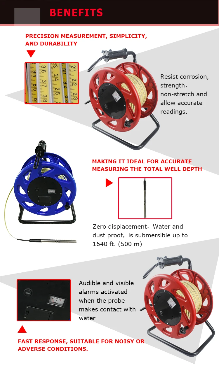 Holykell Deep Well Water Level Meters - Precision & Durability
