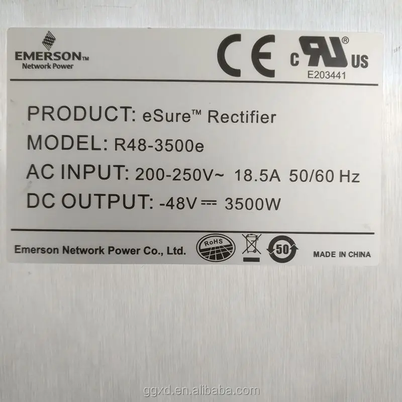 Emerson R48-3500E AC DC Converter - 48V 3500W Power Supply