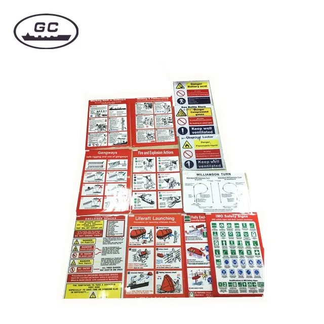 Marine IMO Safety Symbols and Signs for Life Saving Applications ...