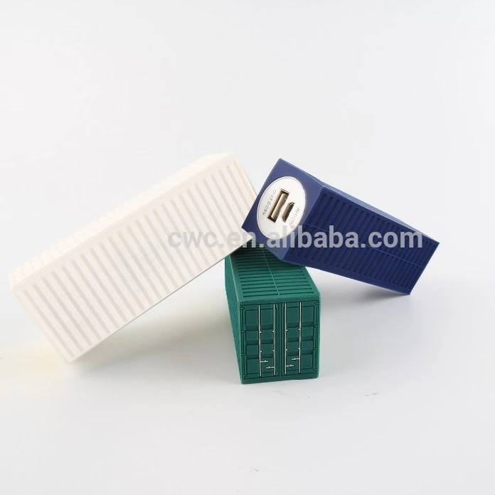 Custom Shape Design PVC Container Power Bank - Quick Charge