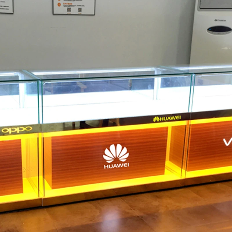 Factory Supply Mobiele Telefoon Glazen Display Showcase Sieraden ...
