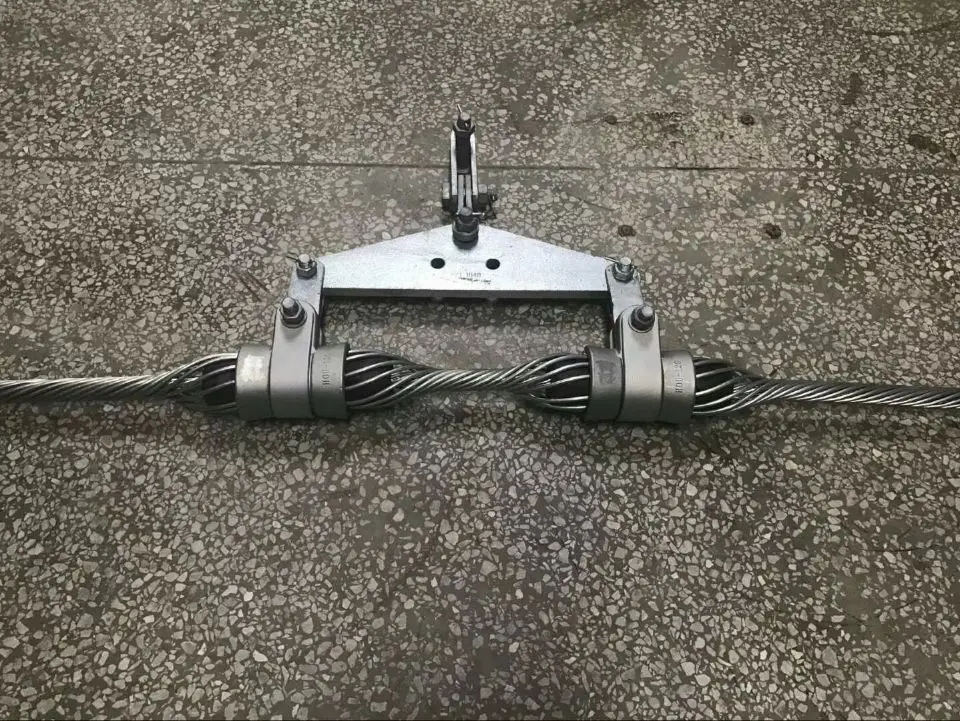 Helical Tension Wire Clamp Armour Rods Double Suspension Dead End Guy ...