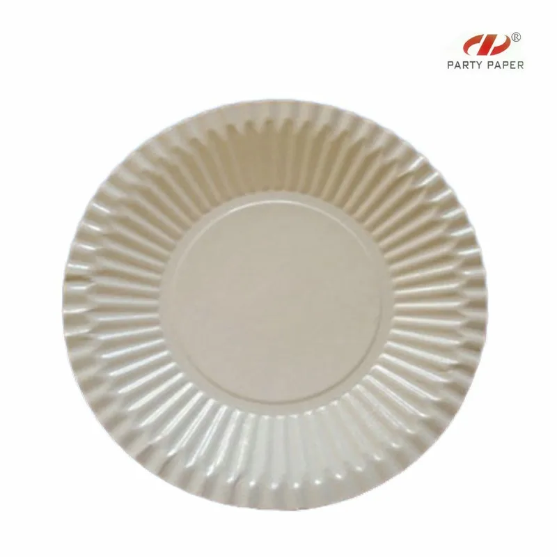 Customizable Greaseproof And Microwavable Paper Plate Disposable Paper ...