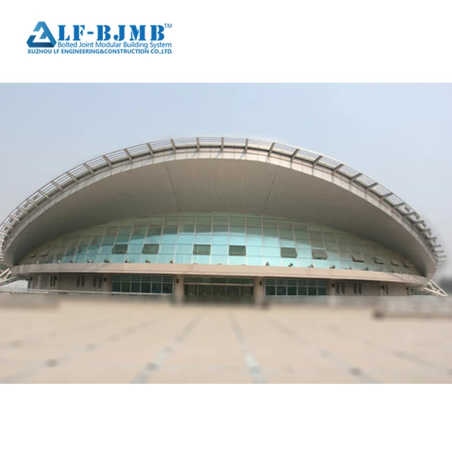Prefabricated Steel Structure Stadium Roof Truss Design