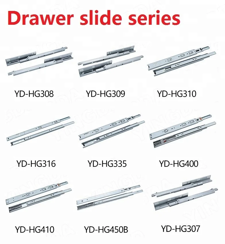 Cold-rolled Steel Electrical Drawer Slides - Durable & Smooth