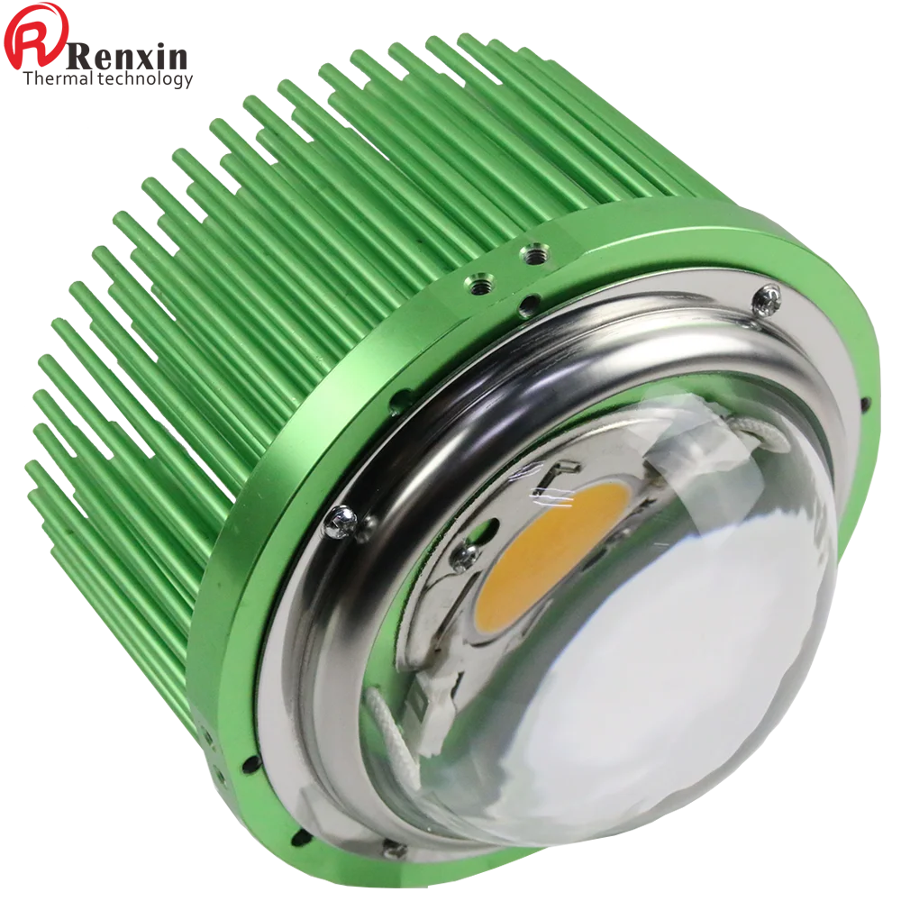 用于50w Led Cob Led灯的铝制销鳍式散热器 - Buy Led Cob散热器冷却器,50w Led散热器led生长灯,挤压铝散热片 ...