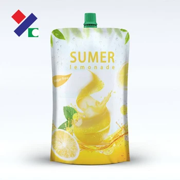 Laminated Liquid Doypack/stand Up Spout Pouch Drink Packaging Bag For ...