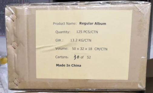 Clear Plastic Photo Album Cover With 60 Pocket Transparent Photo Album ...