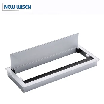 Computer Desk Rectangular Cable Management Socket Outlet Box Concealed ...