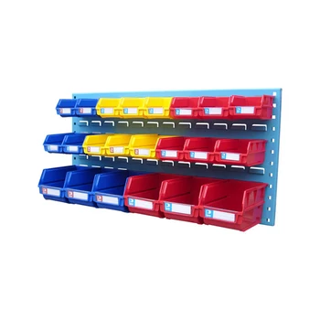22 Workshop Small Parts Storage Bins Organiser Wall Mounted Plastic Box ...