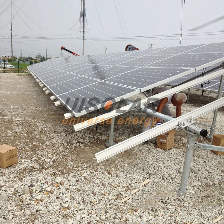 Custom ground steel solar system stent, cheap 50000 W solar panel ...