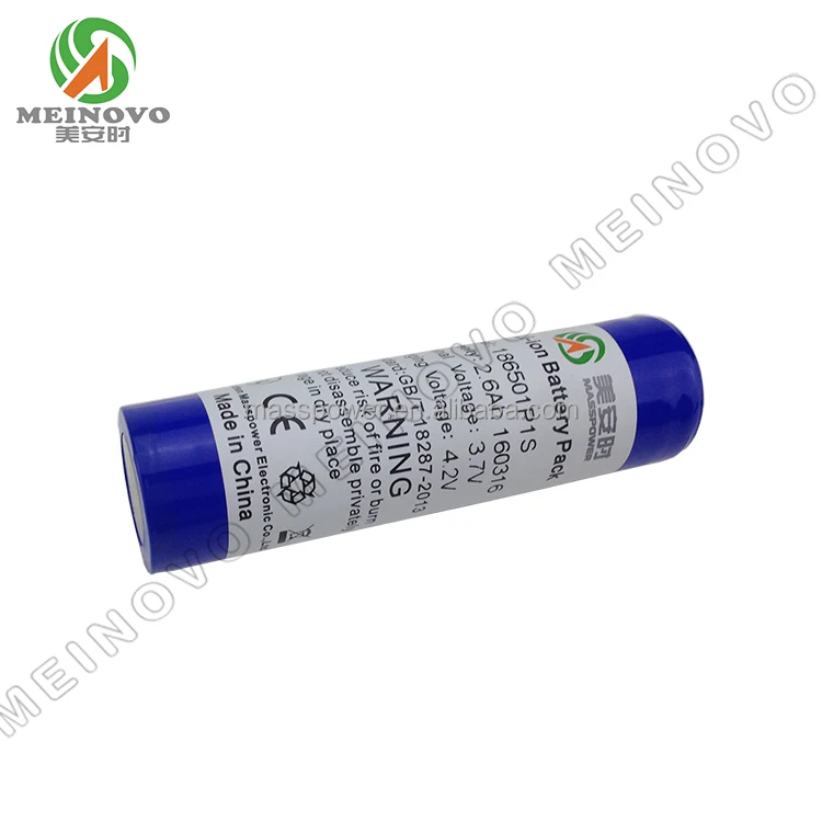 Green Li Ion Rechargeable Battery 18650 4.2V Lithium Battery