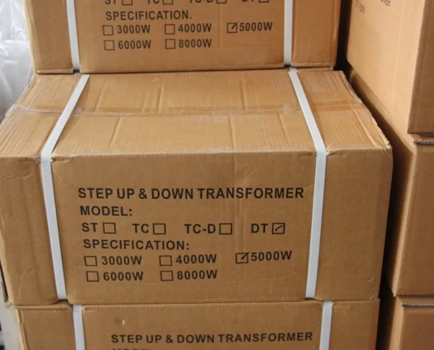 110v-220v 5kva Step Up And Down Single Phase Power Transformer - Buy ...