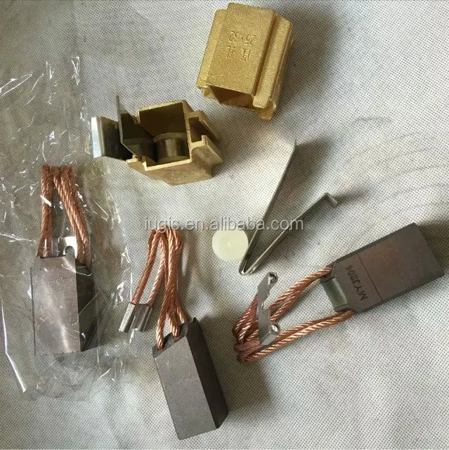J204 Copper Graphite Carbon Brush - High Voltage Motor Use
