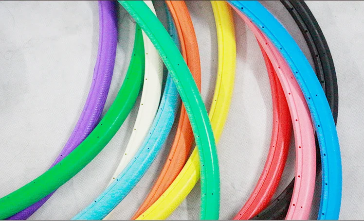 700c Colored Road Bike Tires - Durable Solid Rubber