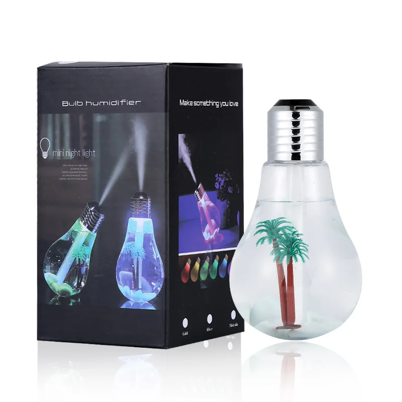 Best Led Portable Mist Colorful Bulb Humidifier With Changeable Night ...