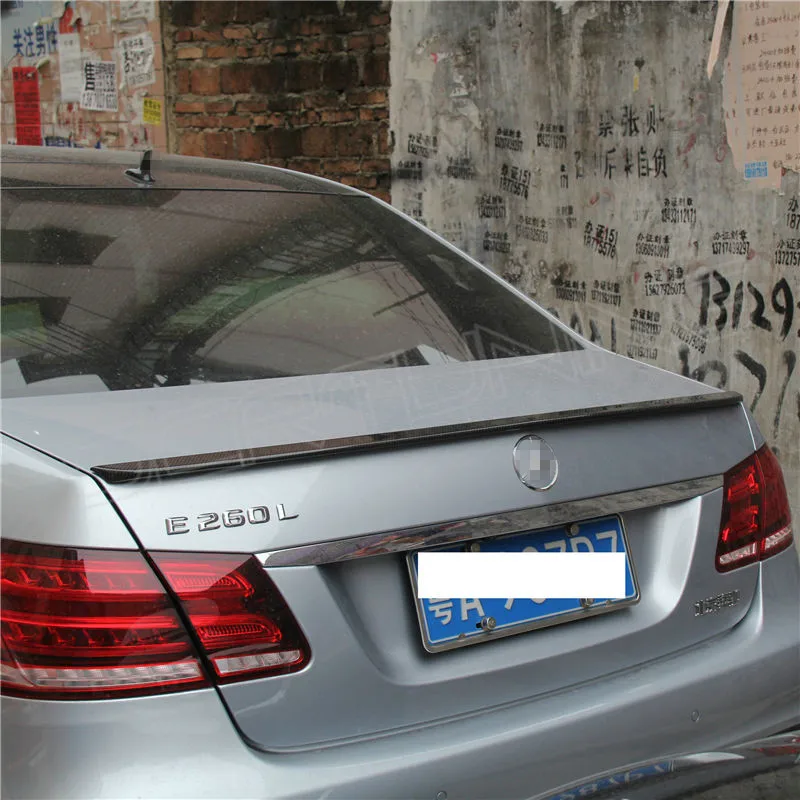 W212 Spoiler Carbon Fiber Rear Spoiler For Mercedes E Class W212 Sedan ...