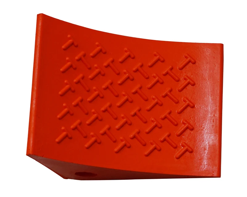 Orange Safety Warning Wheel Chock Polyurethane For Trucks - Buy Orange ...