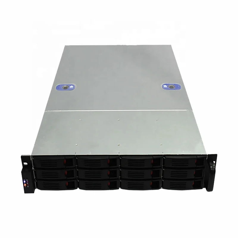 Network Attached Storage Rack mount Server Chassis 2U 12 Bay Hot Swap ...