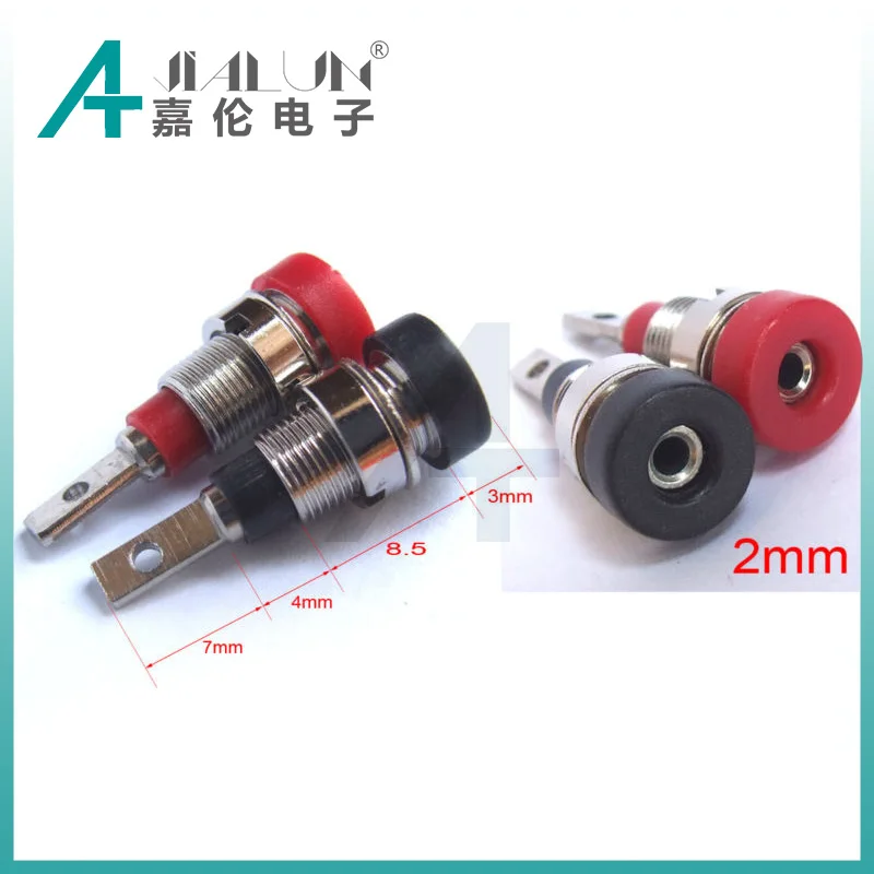 Jialun Safety 2mm Banana Socket Small Nickel Plated Brass Banana Panel ...