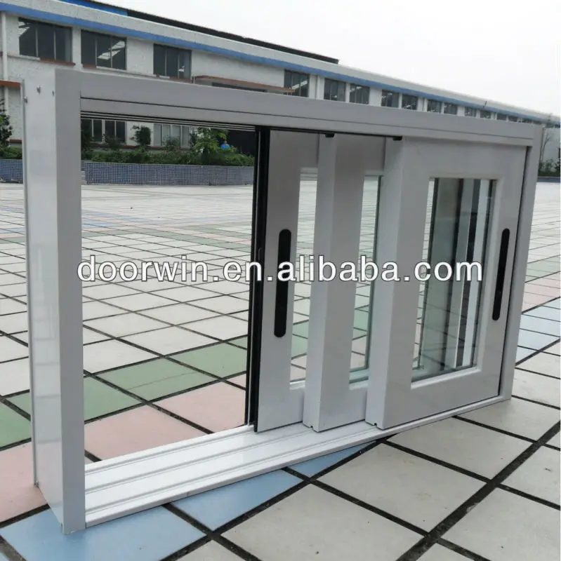 Latest Design Aluminium Triple Sliding Window 3 Track - Buy Three Track ...