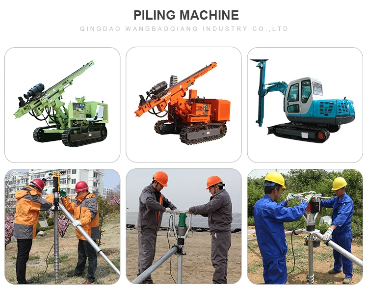 Portable Electric Ground Screw Pile Driver - High Efficiency