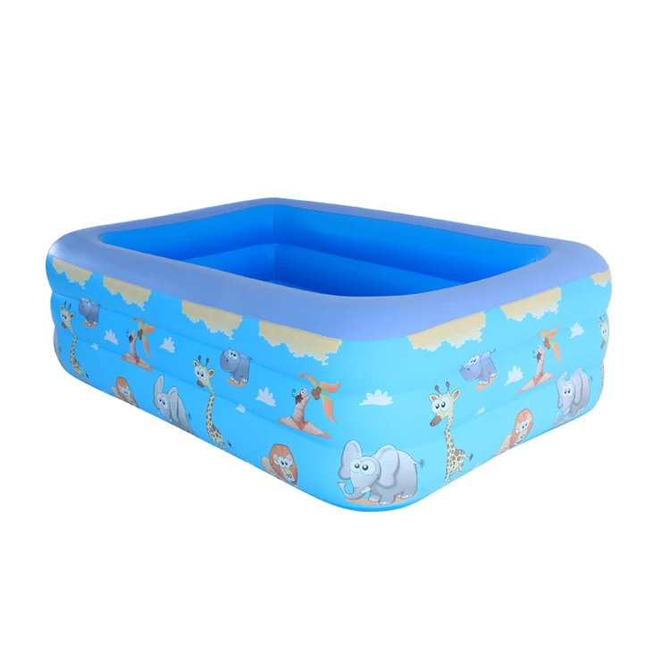 180cm Three Layers Giant Inflatable Swimming Pool Outdoor Bubble Pool ...