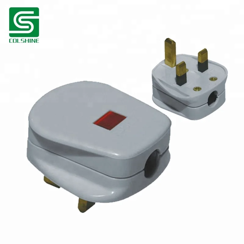 Bs 유형 13a 250v 3pin 깨지지 않는 플러그 퓨즈 - Buy Uk 3 핀 13a Plug,13a Plug 와 Neon ...