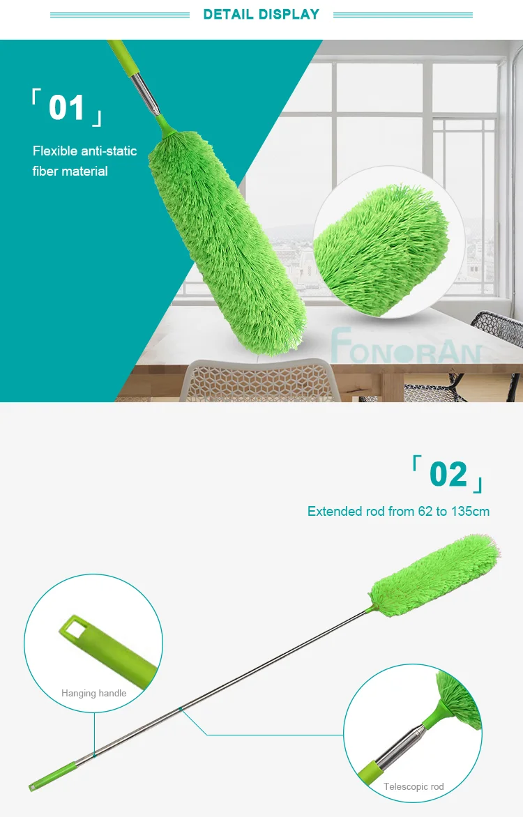 Electrostatic Anti-static Car duster with Telescopic Handle| Alibaba.com