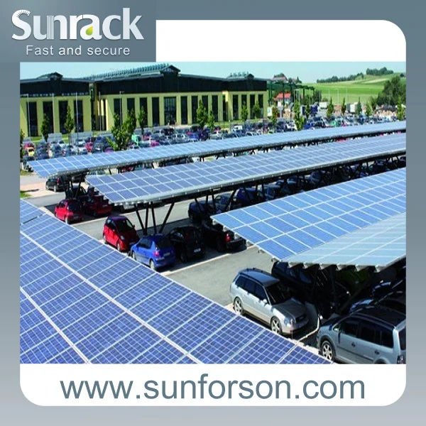 Cantilever Steel Waterproof Aluminum Car Solar Panel Mounting Structure ...