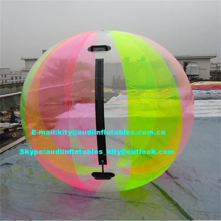 Inflatable Sprinkler Transparent Beach Ball - Fun for All Ages