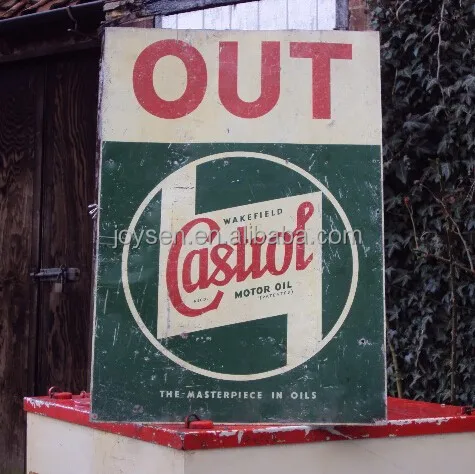 Castrol In Out Enamel Coating Board,Iron Sign - Buy Castrol In Out,Iron ...