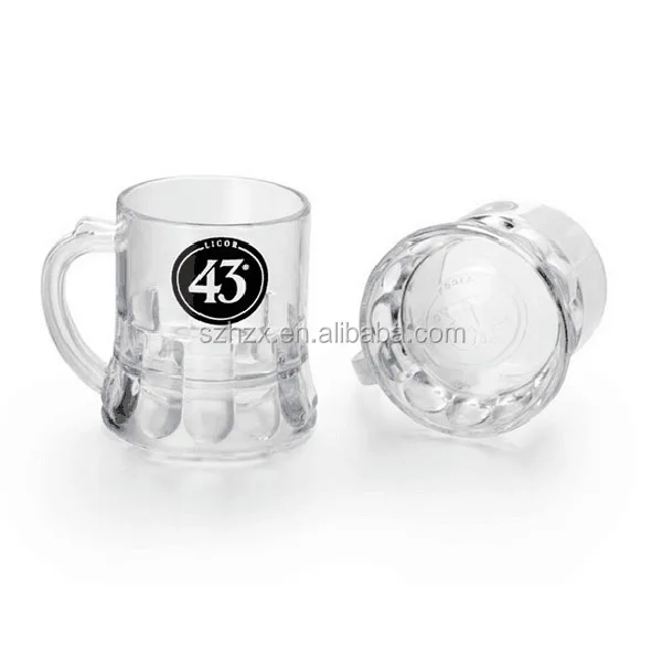 Mini Beer Mug Shot Glass - Personalized 1oz Plastic Cup