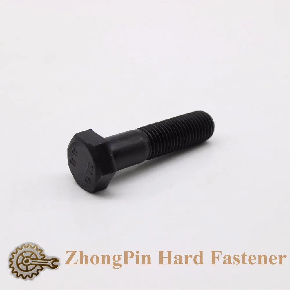 DIN933 Hex Bolt and Nut CARBON STEEL 35K 10B21 BLACK OXIDE Hex Head ...