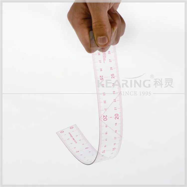 Kearing Economy Flexible Plastic Pattern Grading Ruler 30cm Sandwich ...
