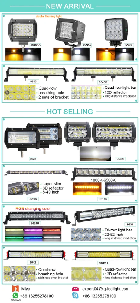 Mini 5inch Light Bar Super Bright Spot Beam 12v 27w Double Row Atv Utv ...