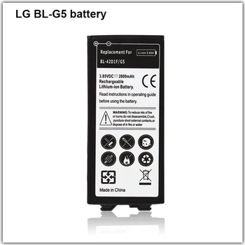 High Quality Li-ion Internal Battery For Lg Bl-g5 Real Capacity 2800mah ...