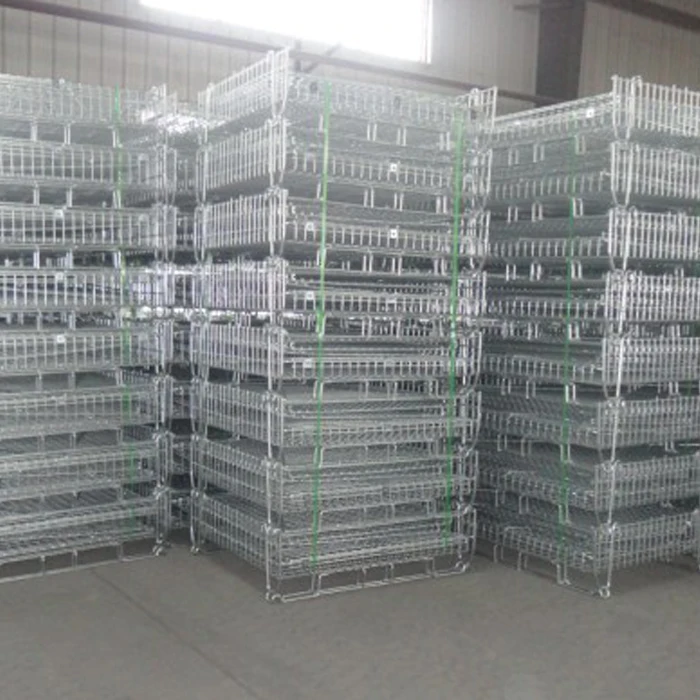 Hot Dip Galvanized Steel Welded Fabricated Durable Wire Mesh Container ...