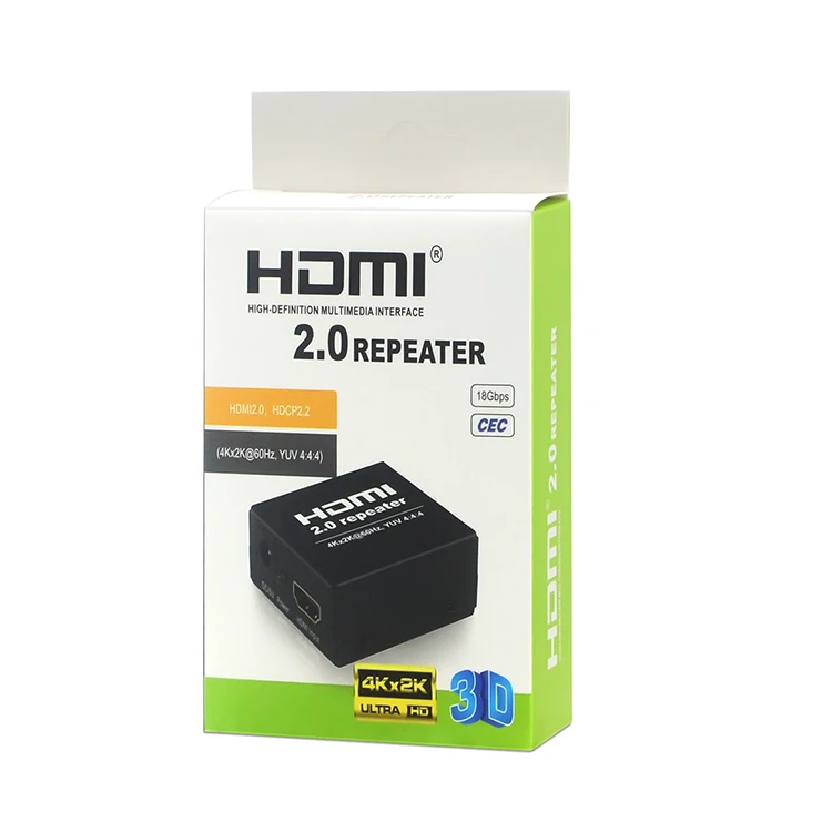 Hdmi 4k*2k Repeater Extender Booster Adapter Over Signal Hdtv Up To 40m ...