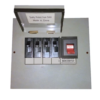 Panel Board 4 Way Mcb Distribution Box With Main Switch Electrical ...
