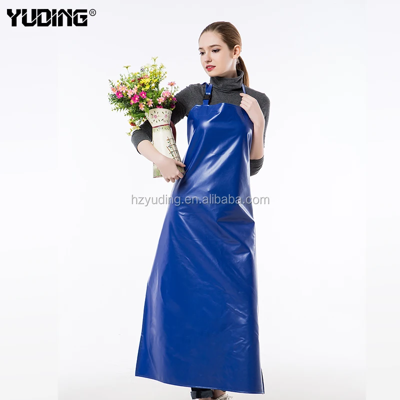 Custom Good Quality Pu Waterproof Aprons For Adults,Pvc Coated Kitchen ...