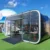 6m Modern Modular Glamping Capsule Box Hotel Tents For Coffee Shop ...