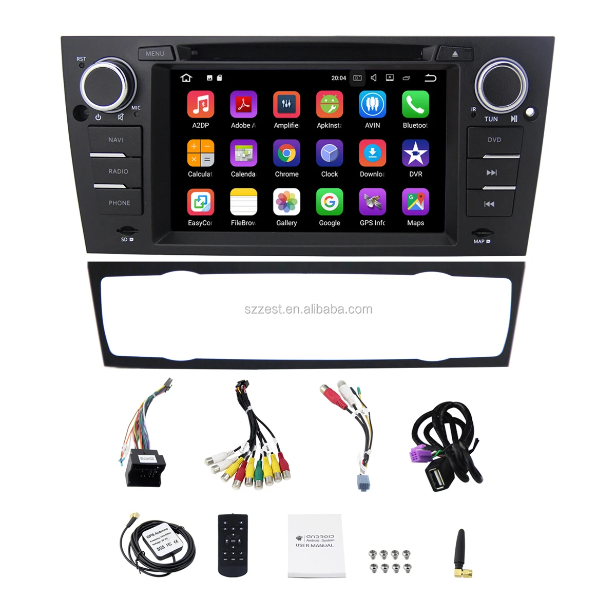 ZESTECH Android 12 Car DVD Player for BMW 3 Series E90