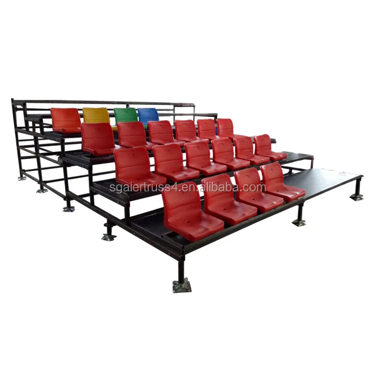 Durable Outdoor Bleachers - Ergonomic Grandstand Planks