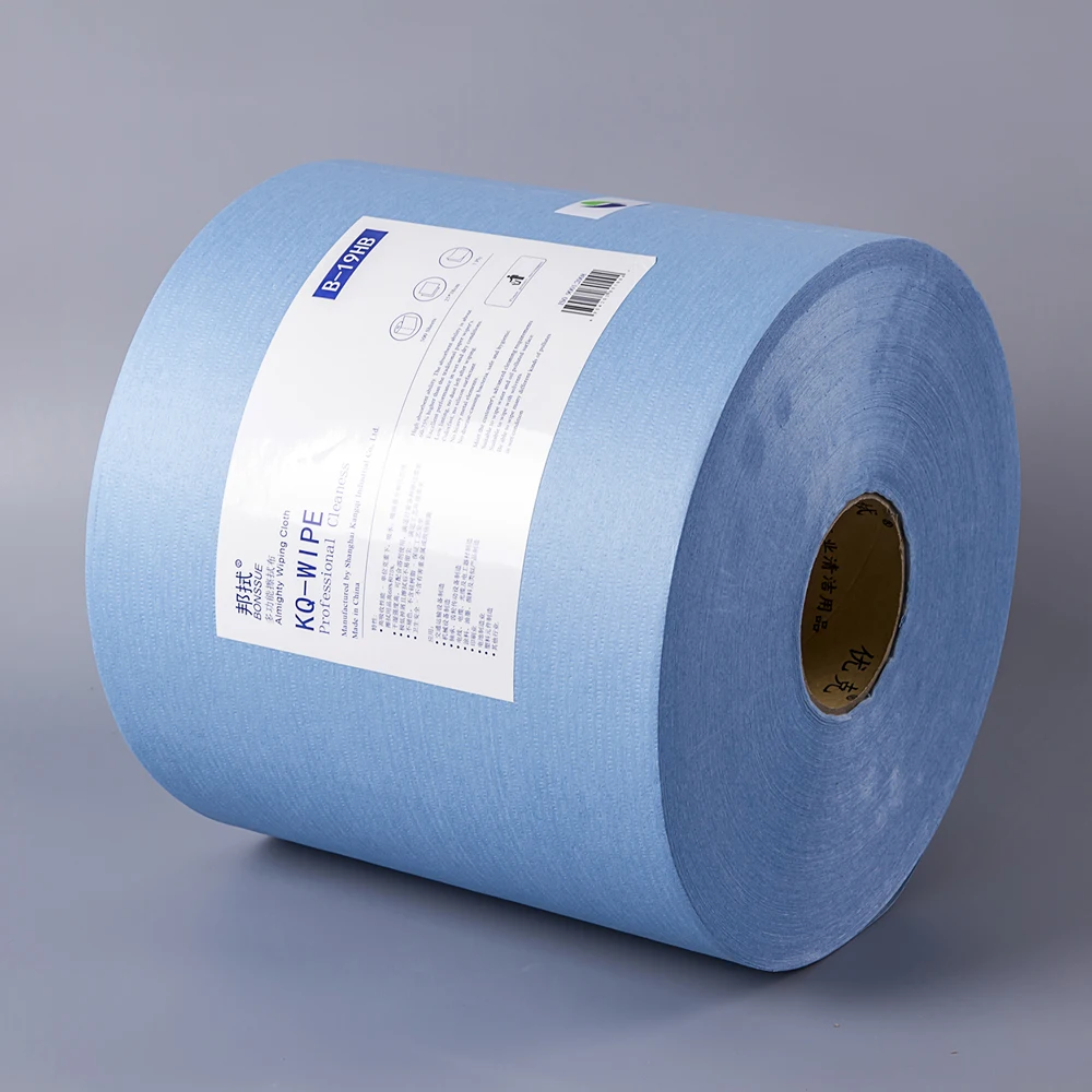 Blue Color Industrial Wipe Roll for Car Painting & Maintenance