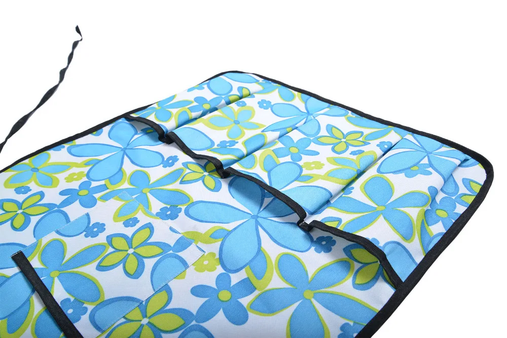 Vertak Women Garden Waterproof Waist Apron With Pockets And Blue Flower - Buy Waist Apron,Garden ...