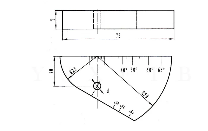 Yushi Iiw V2 Ultrasonic Calibration Block For Ndt Oem | Wholesale