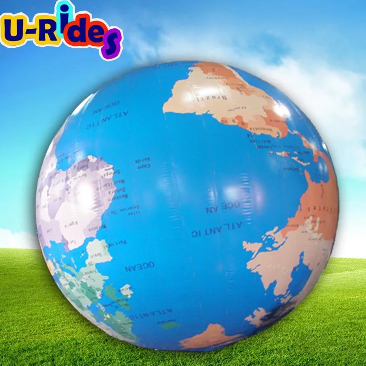 Custom inflatable earth globe beach ball large inflatable globes model ...